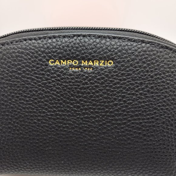 Campo Marzio | Bags | Campo Marizo Pebbled Leather Luxury Makeup Bag Or ...